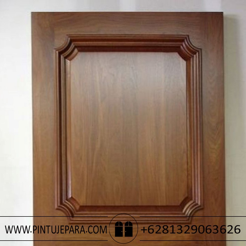 Jual Daun pintu single klasik kayu jati jepara panel PJ-114 - Pintu Jepara