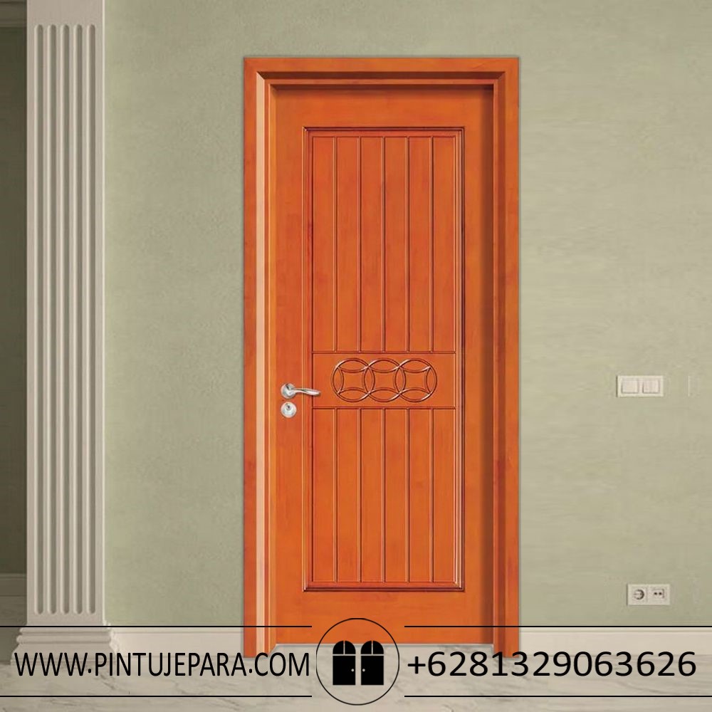 Jual Kusen Pintu single minimalis modern kayu jati PJ-136 - Pintu Jepara