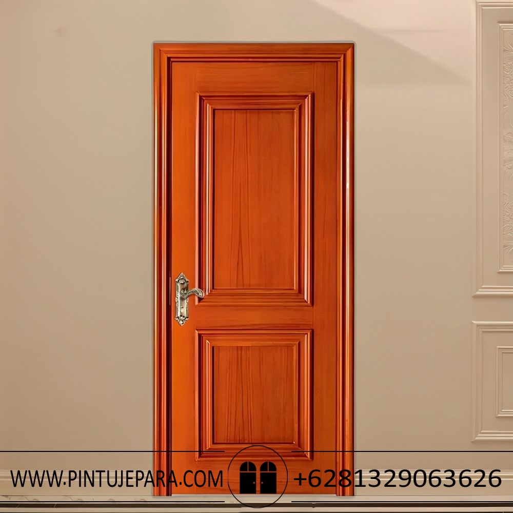 Jual Kusen pintu kayu jati klasik solid panel daun single PJ-148 ...