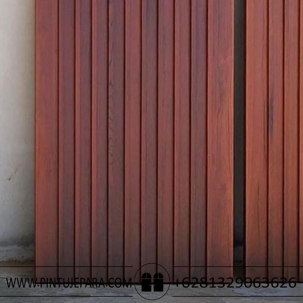 Jual Pintu double besar kecil jati minimalis modern PJ-111 - Pintu Jepara