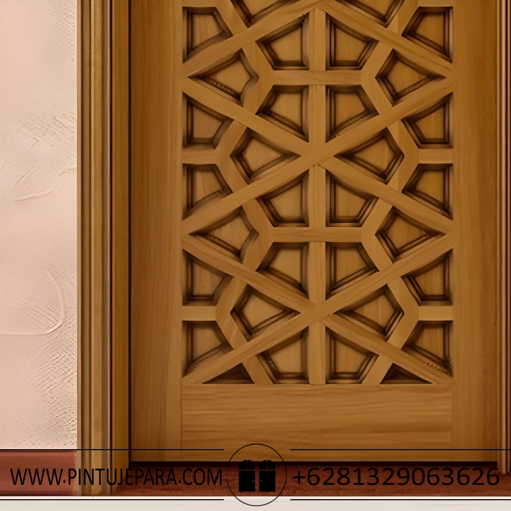 Jual Pintu jati kupu tarung panel solid arabian pattern style PJ-190 ...