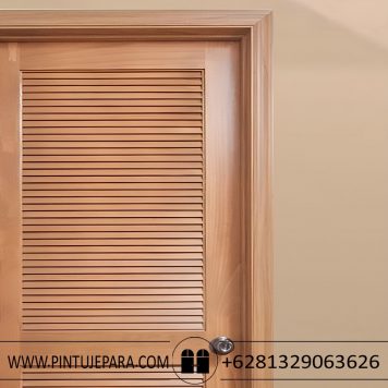 Jual Pintu kayu jati single jalusi krepyak swing PJ-167 - Pintu Jepara