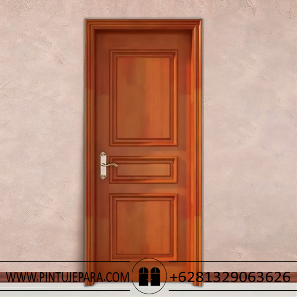 Jual Pintu 1 daun klasik kayu jati jepara plus kusen PJ-313 - Pintu Jepara