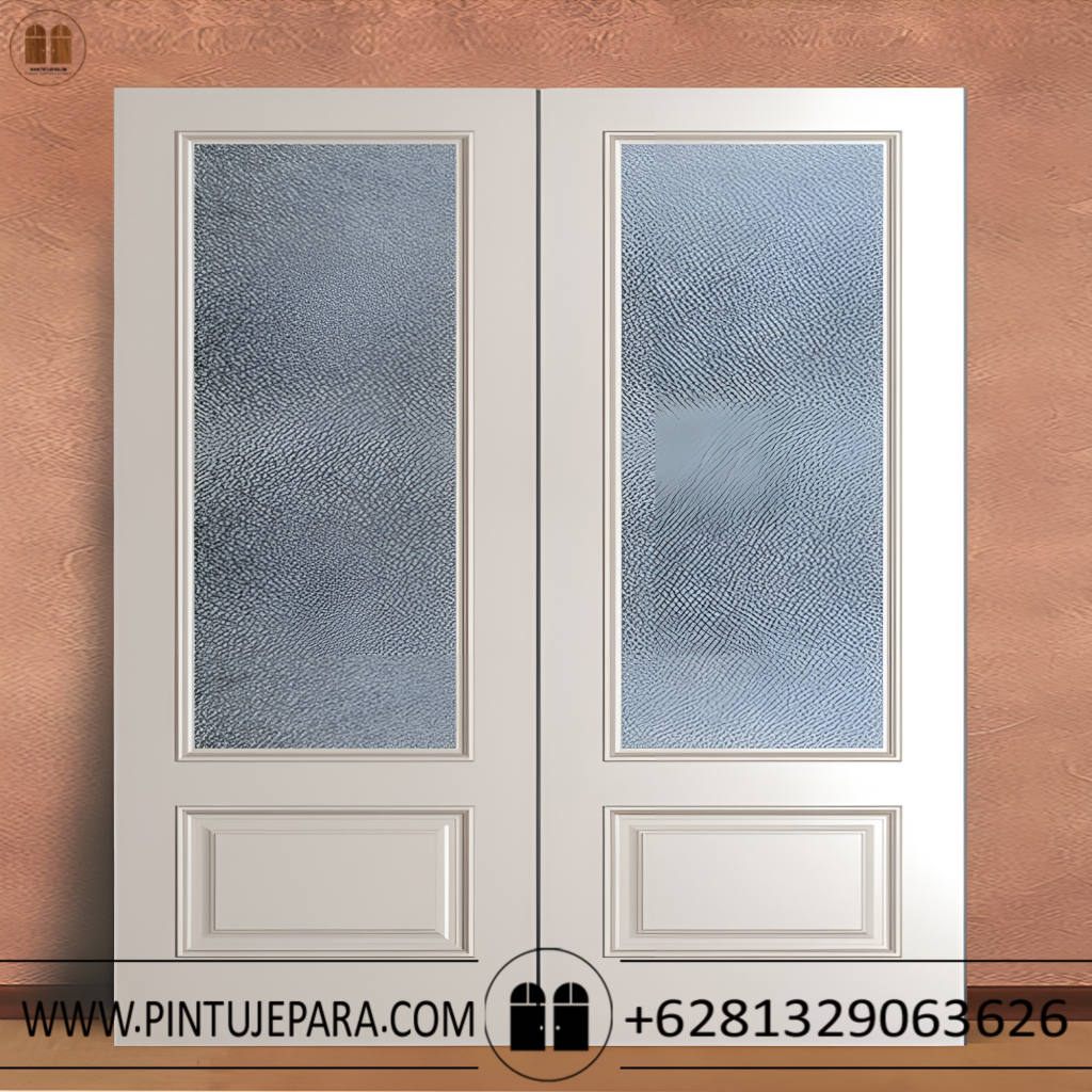 Jual Pintu ganda cat duco panel kaca buram moden klasik PJ-252 - Pintu ...