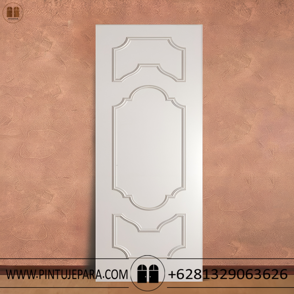 Jual Pintu putih klasik modern cat duco panel solid 1 daun PJ-298 ...
