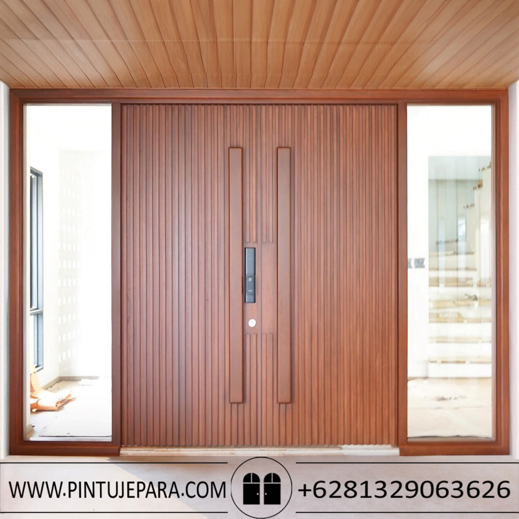Pintu jati kusen gendong pilihan terbaik untuk pintu utama - Pintu Jepara