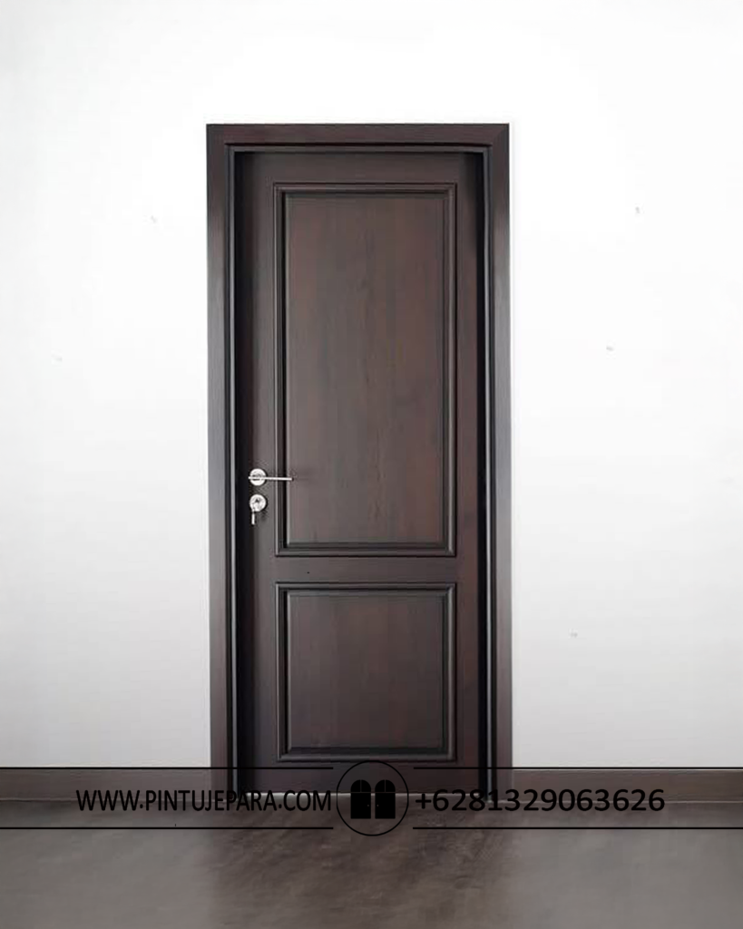 Pintu jati Setiabudi untuk rumah minimalis dan modern - Pintu Jepara